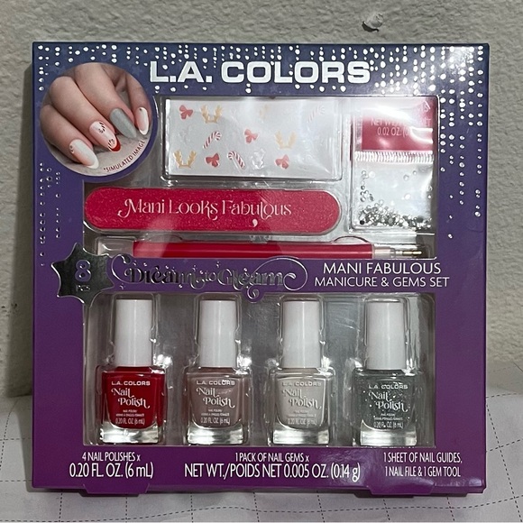 L.A. Colors | Other | La Colors Dream To Gleam Glam Up French Tip ...